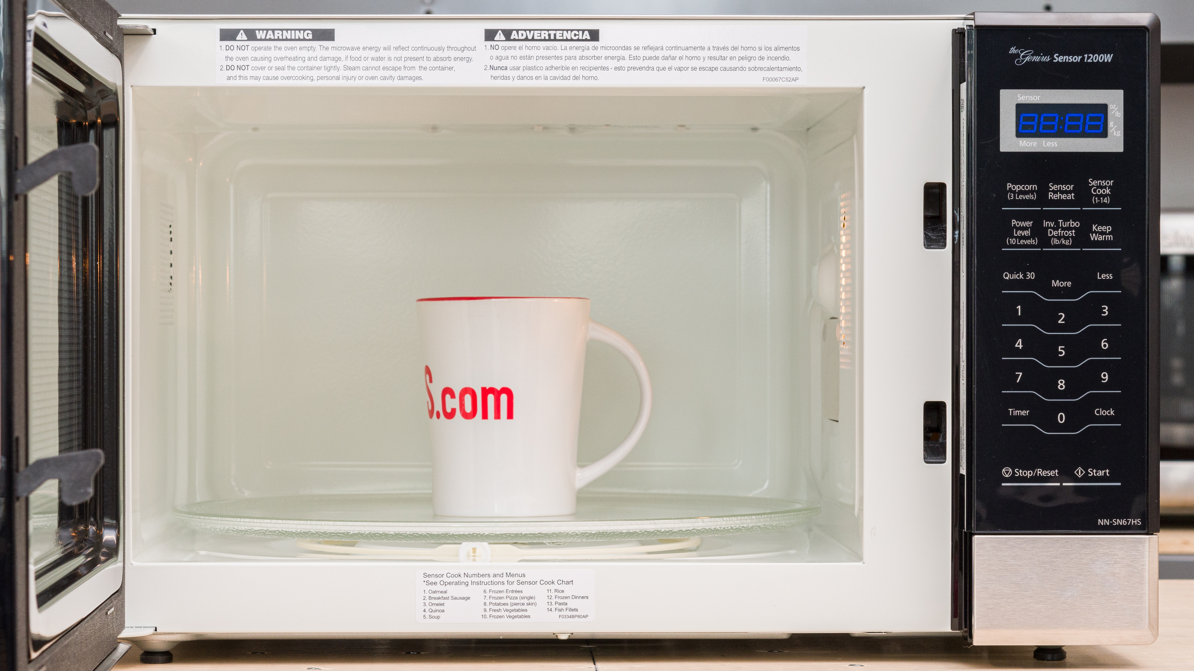 Panasonic sn67hs microwave store