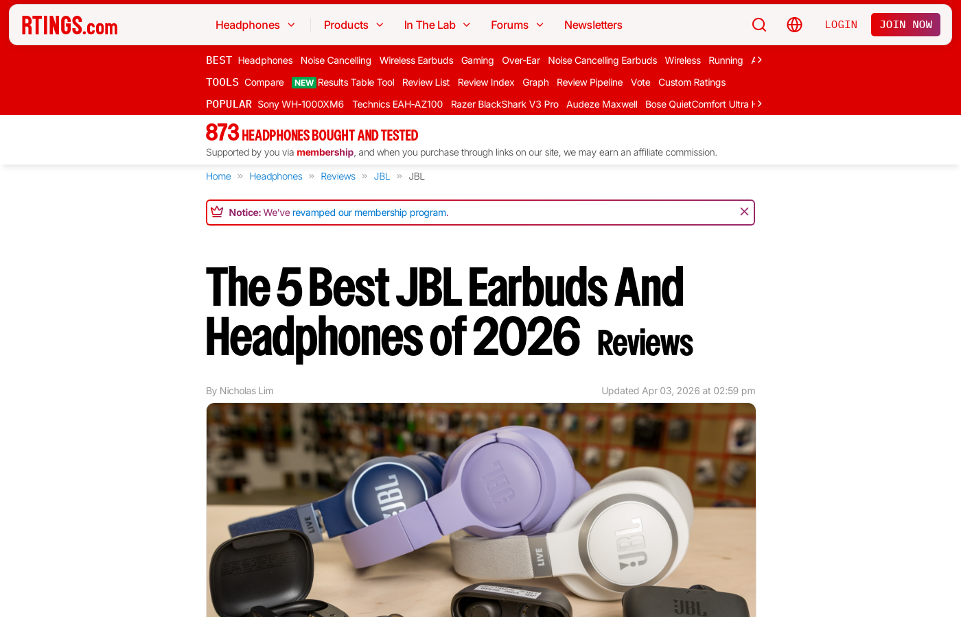 The Best JBL Headphones of 2019: Reviews - RTINGS.com